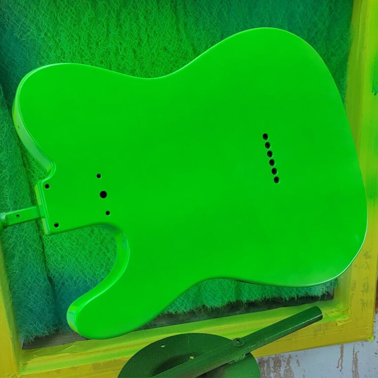 Fender Telecaster 'TV Neon' refinish - Conway Guitars